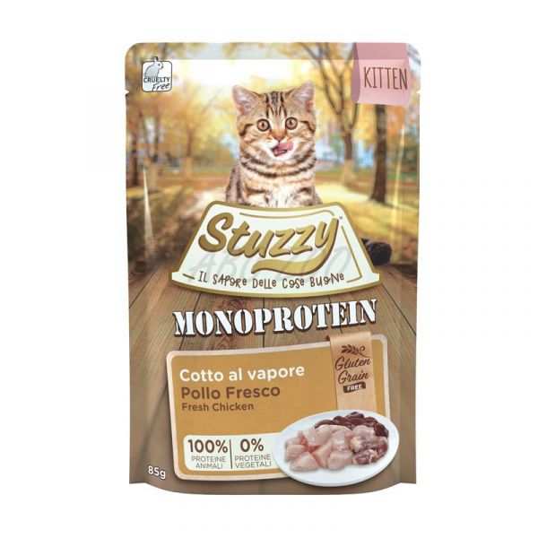 Stuzzy Kitten Monoprotein GF csirke 6 x 85 g | ABC-ZOO