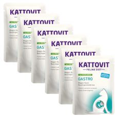 Kattovit Gastro pulyka + rizs 6 x 85 g | ABC-ZOO