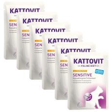 Kattovit Sensitive csirke + pulyka 6 x 85 g | ABC-ZOO