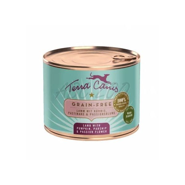 Terra Canis Grain-free Lamb with pumpkin, parsnip & passion flower 6 x ...