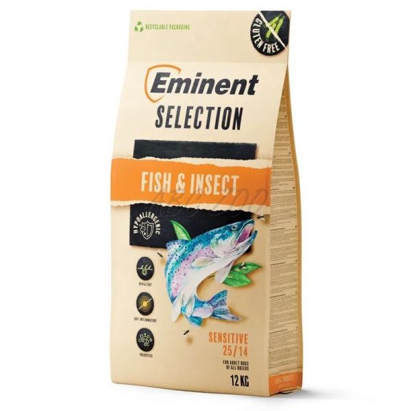 Eminent Selection Sensitive Fish & Insect 12+4 kg GRÁTISZ | ABC-ZOO